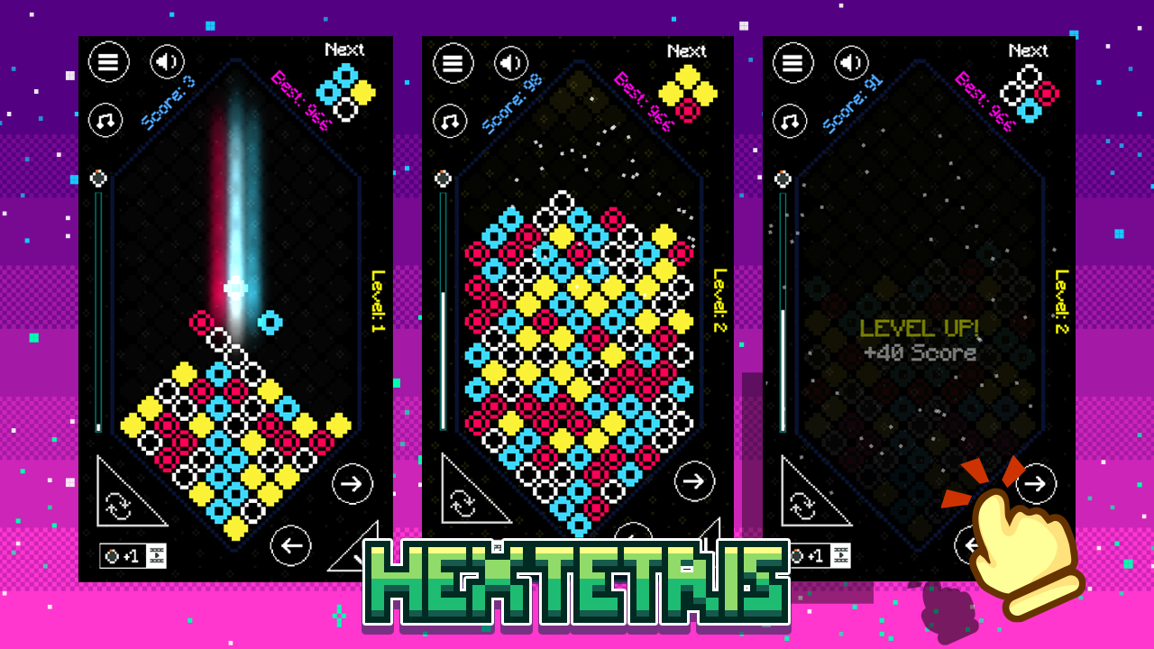 Gioco Hextetris su Giochi 123