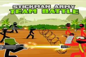 Gioco Stickman Army: Team Battle su Giochi 123