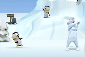 Gioco Yeti Sports: Pingu Throw su Giochi 123